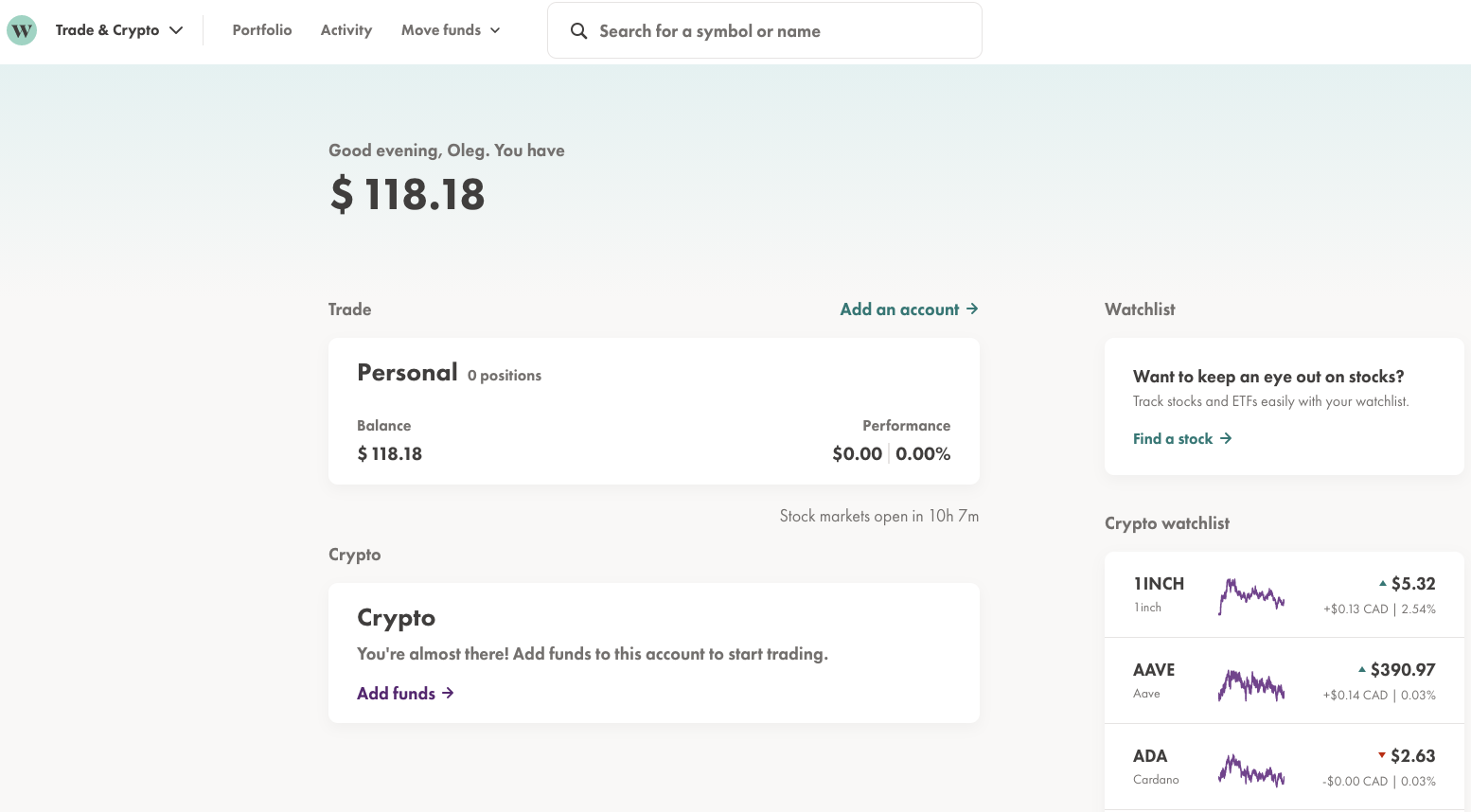 Wealthsimple Crypto Review: We Spent $100 To Test Their Crypto Platform ...